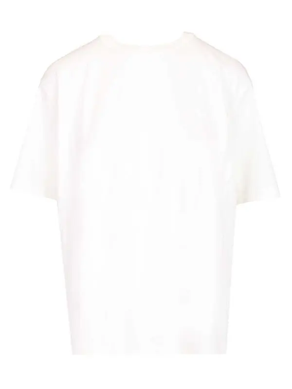 Jacquemus Cotton And Silk T-shirt - White