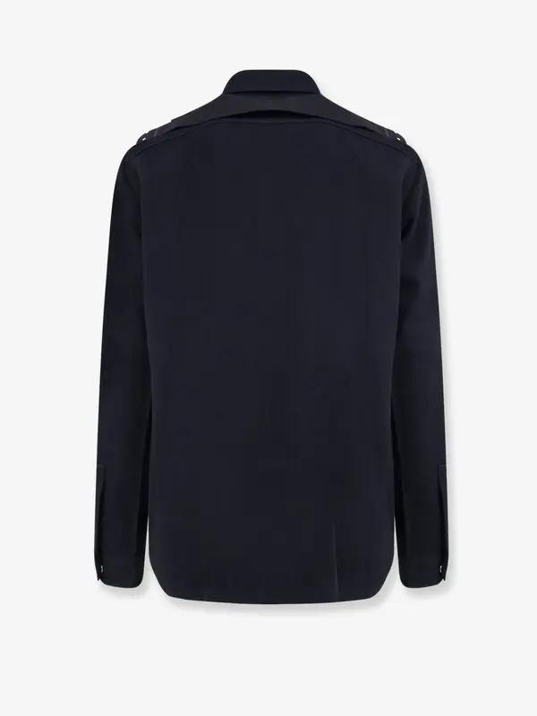 Rick Owens Cotton And Wool Outershirt