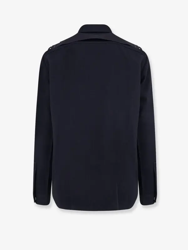 Rick Owens Cotton And Wool Outershirt