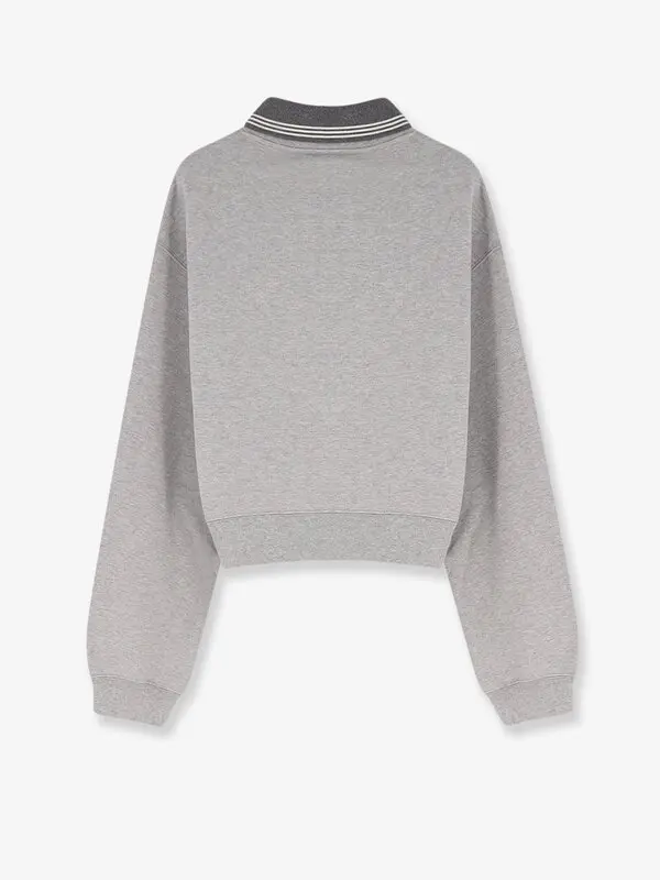 Miu Miu Melange Cotton Sweatshirt - Multicolor