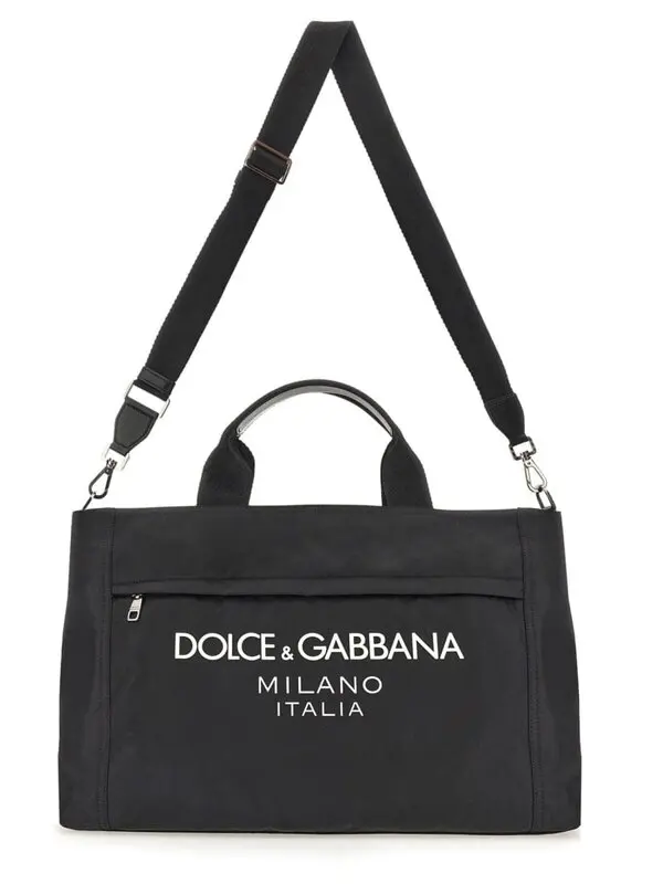 Dolce & Gabbana Nylon Logo Duffle Bag