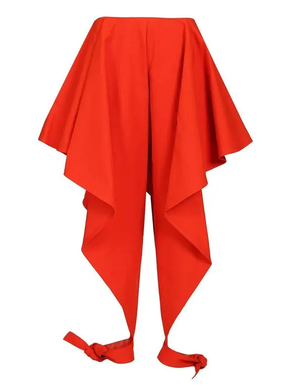Alaïa Wide-leg Trousers - Red
