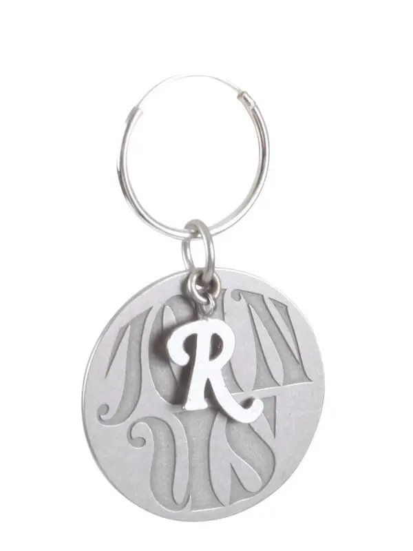 Raf Simons Circle Single Earrings - Silver