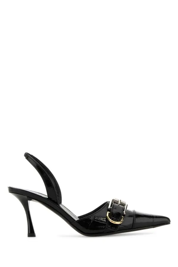 Givenchy Leather Voyou Pumps - Black