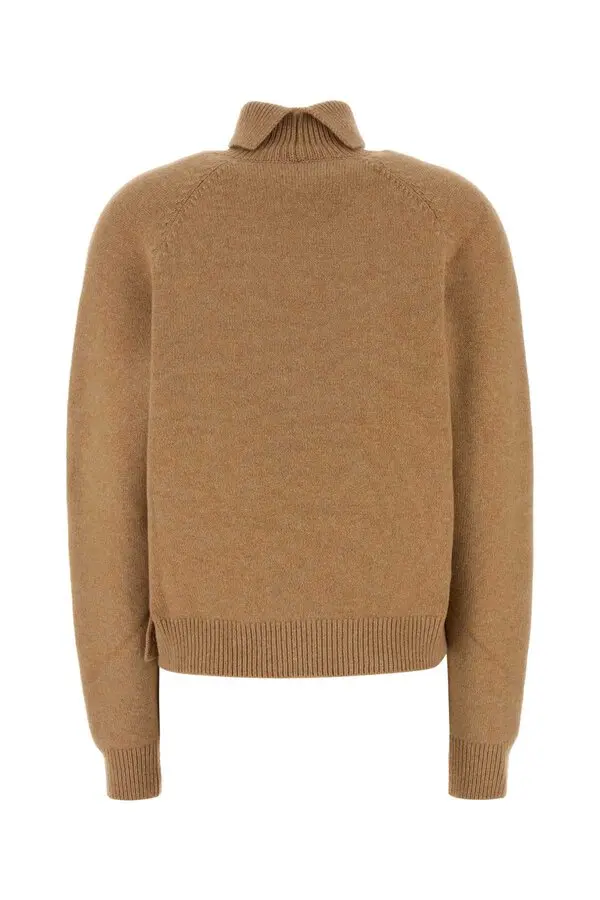 Fendi Camel Cashmere Blend Sweater