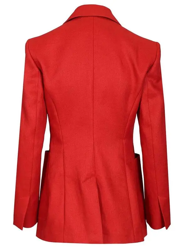 Max Mara Linen Blazer - Red