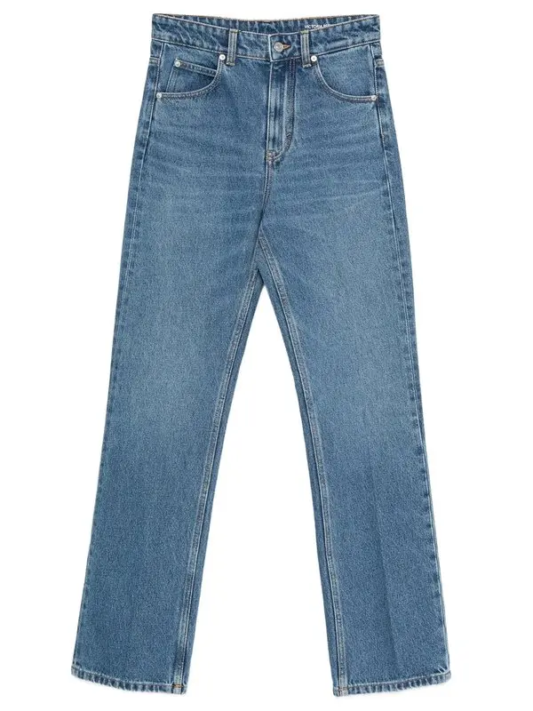 Victoria Beckham Julia Regular Fit Jeans - Blue