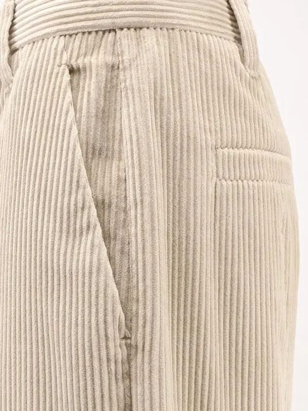 Brunello Cucinelli Corduroy Trousers - Cream
