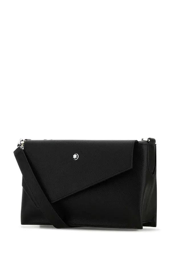 Montblanc Leather Crossbody Bag - Black