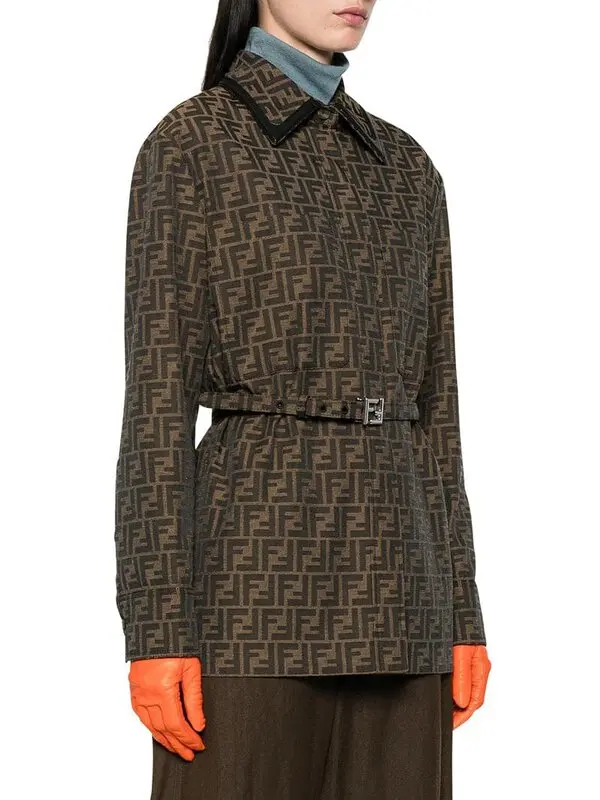Fendi Jacket Ff Canvas