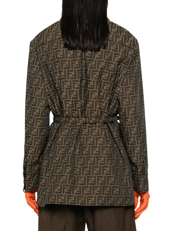 Fendi Jacket Ff Canvas