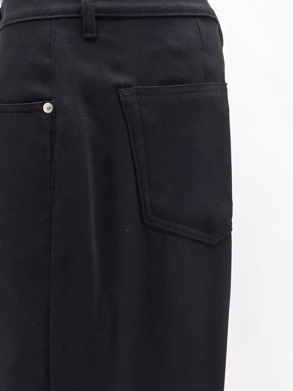 Rick Owens Geth Jeans Wool Trousers