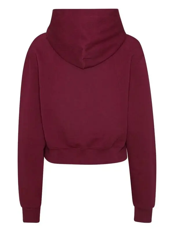 ROTATE BY BIRGER CHRISTENSEN Terry Back Cropped Hoodie