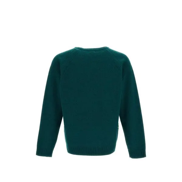 JW Anderson Embroidered Wool Jumper - Green