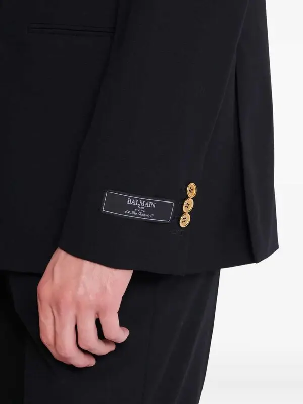Balmain Double-breasted Wool Blazer