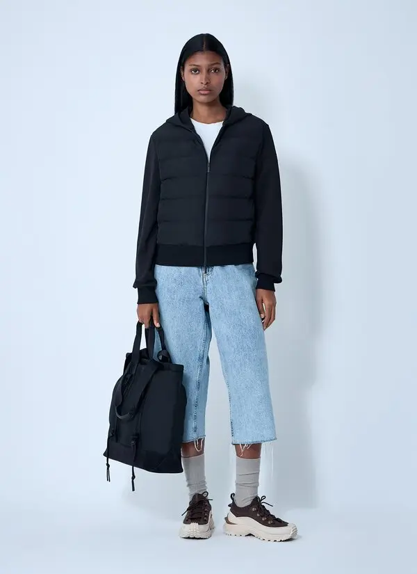 Moncler Quilted Hooded Cardigan