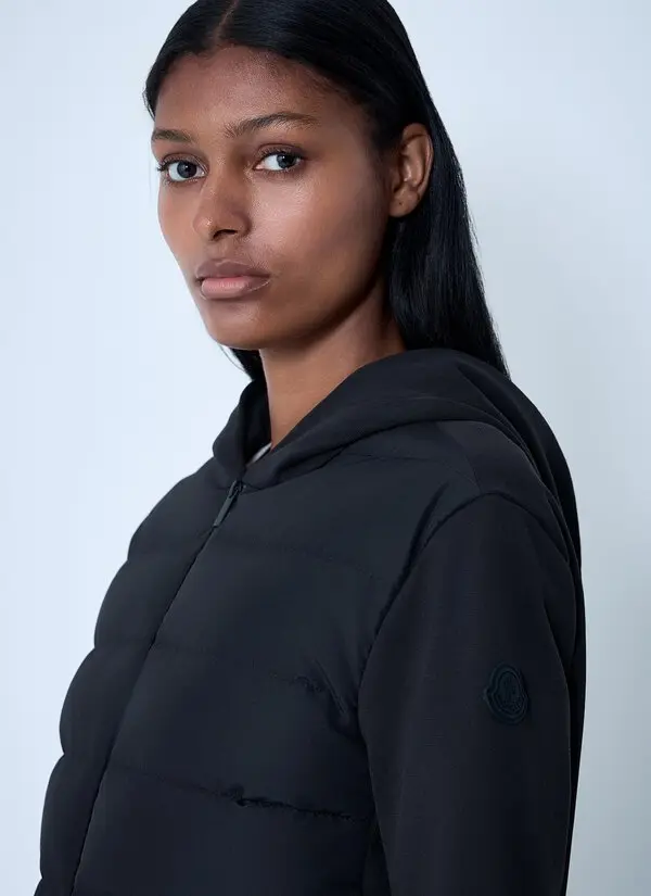 Moncler Quilted Hooded Cardigan