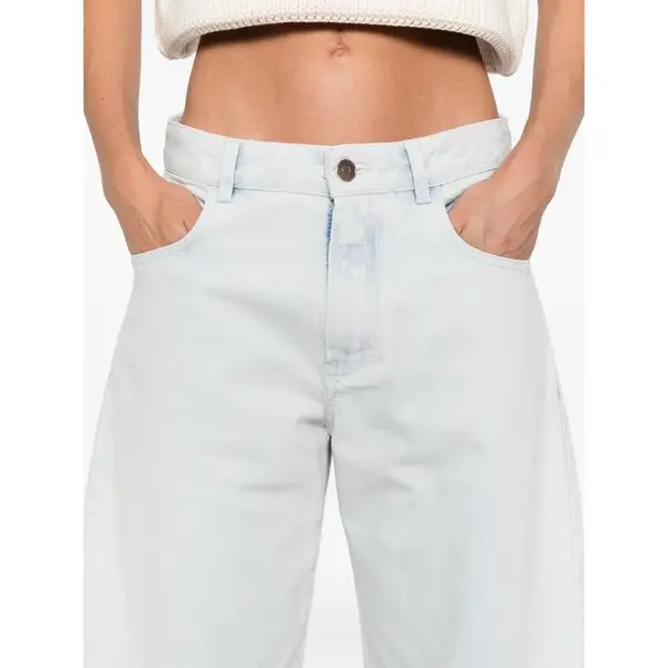 Alaïa Low Round Denim Jeans