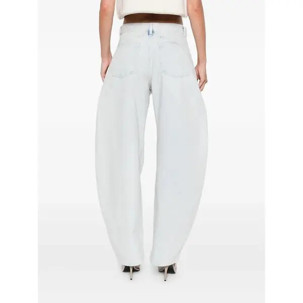 Alaïa Low Round Denim Jeans