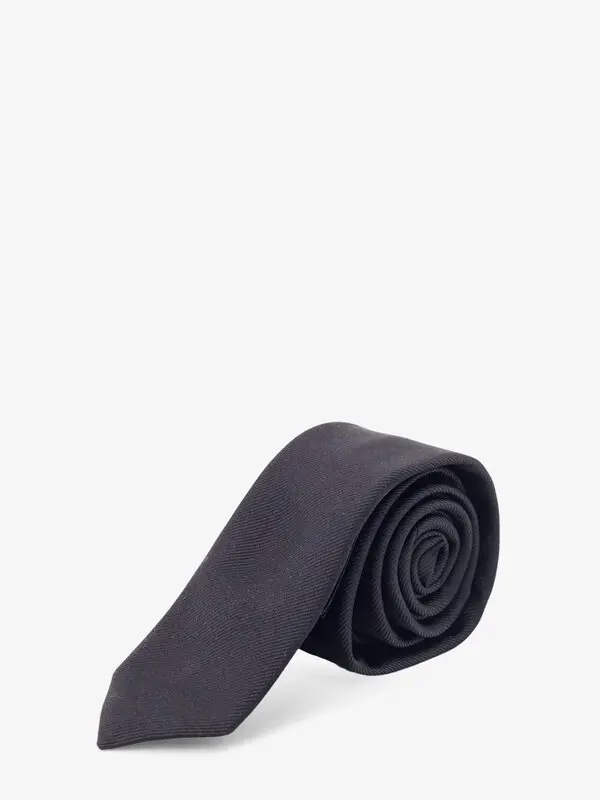 Saint Laurent Silk Tie - Black