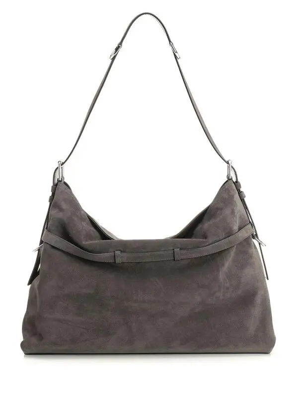 Givenchy Voyou Suede Shoulder Bag - Gray