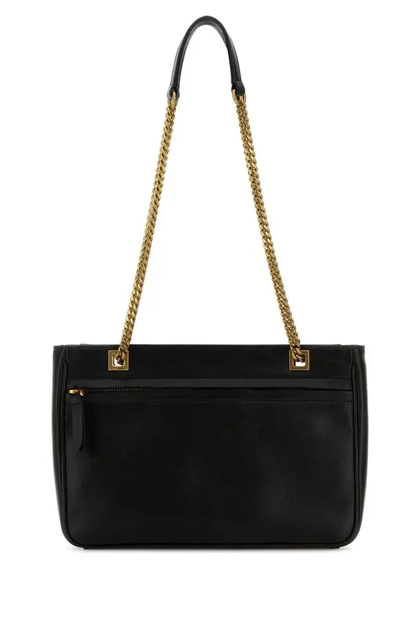 Valentino Garavani Nappa Leather Small Viva Superstar Shoulder Bag - Black