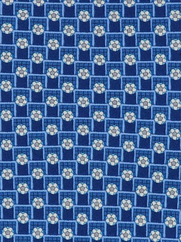 FERRAGAMO Torneo Print Silk Tie