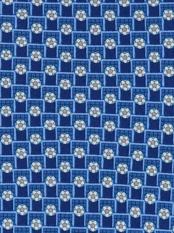 FERRAGAMO Silk Neck Tie - Blue