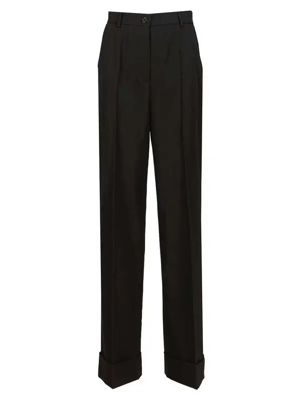 Dolce & Gabbana Wool Gabardine Trousers