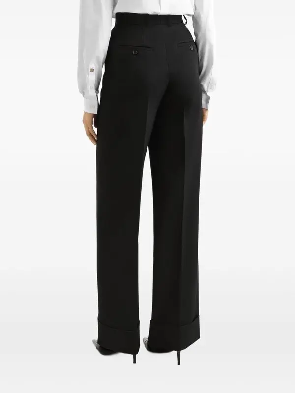 Dolce & Gabbana Wool Gabardine Trousers