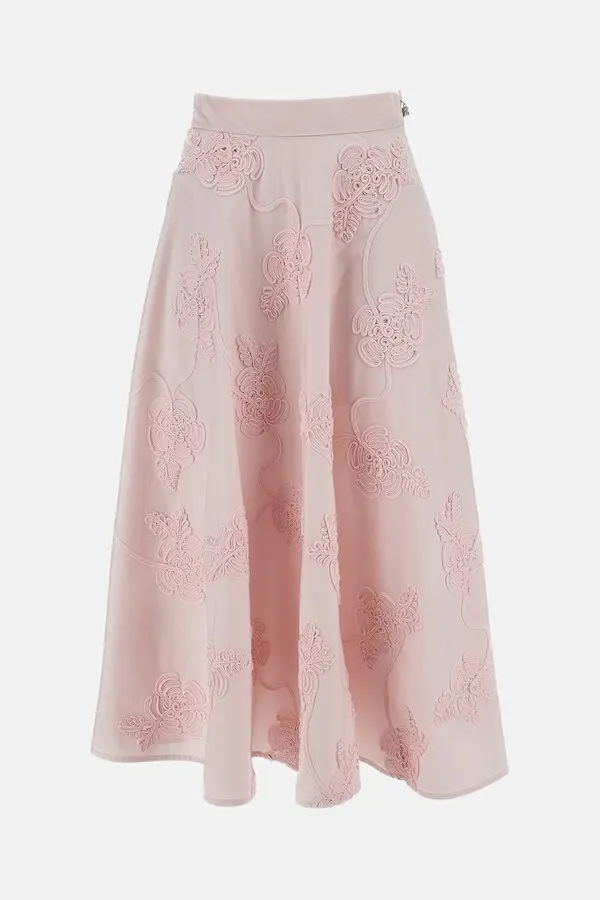 ROTATE BY BIRGER CHRISTENSEN Flower Maxi Skirt