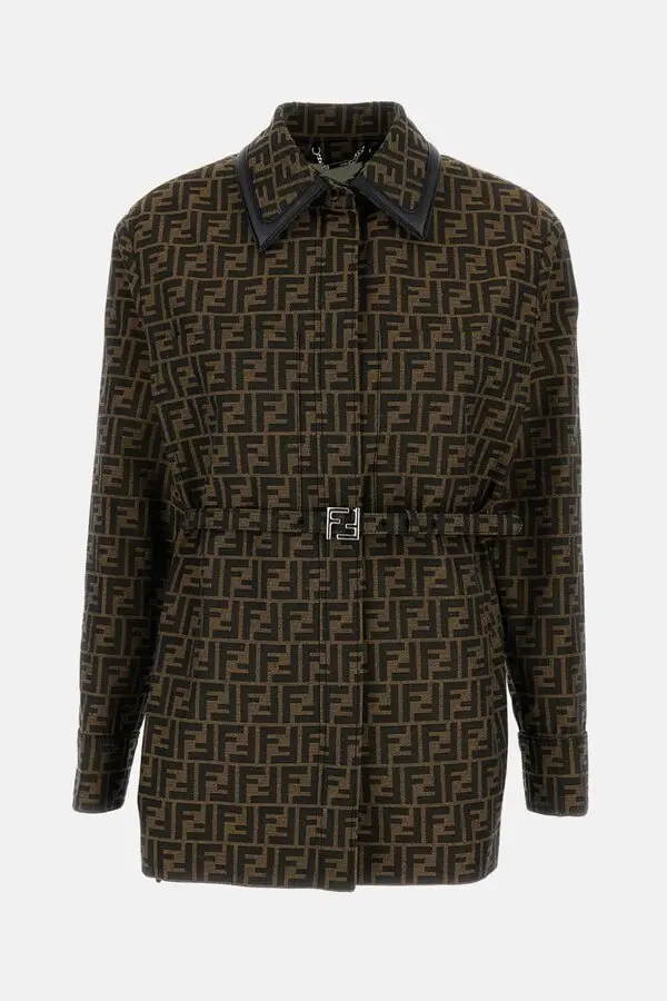 Fendi Ff Canvas Jacket - Multicolor