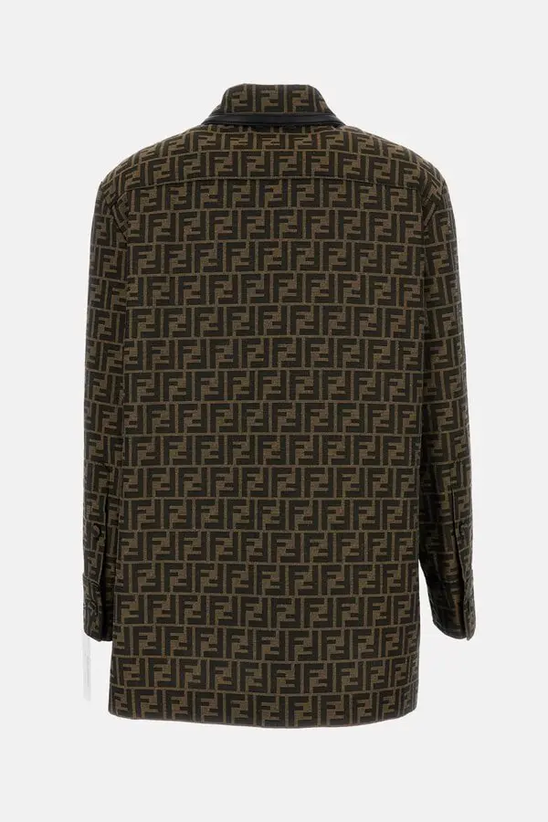 Fendi Ff Canvas Jacket - Multicolor