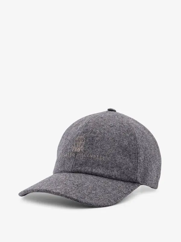 Brunello Cucinelli Virgin Wool Baseball Hat - Multicolor