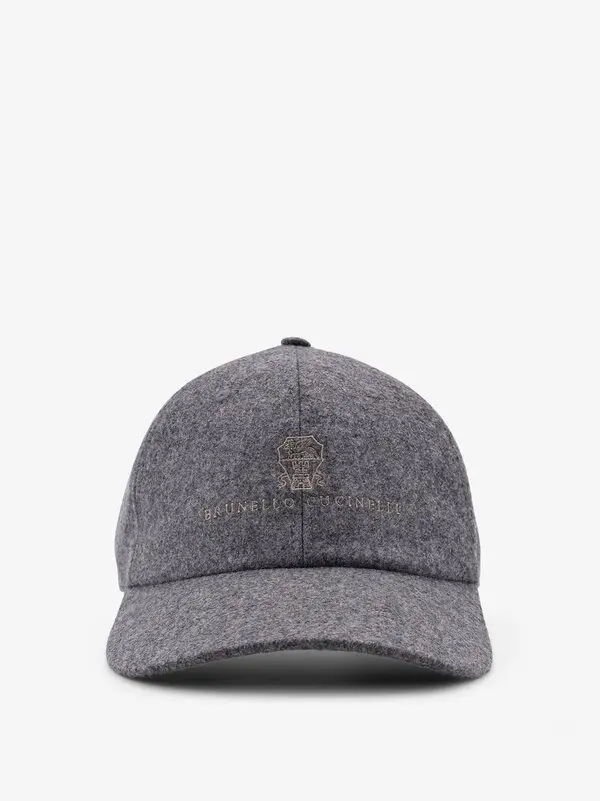 Brunello Cucinelli Wool Baseball Hat - Multicolor