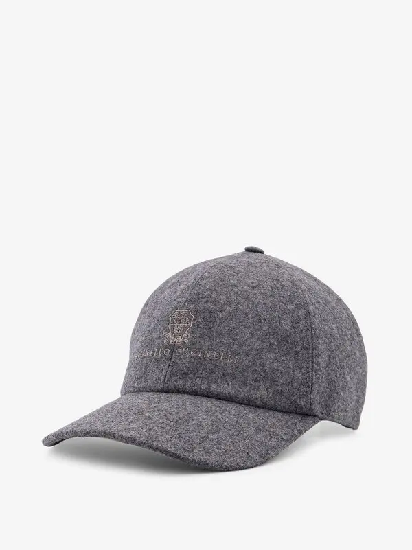 Brunello Cucinelli Wool Baseball Hat - Multicolor