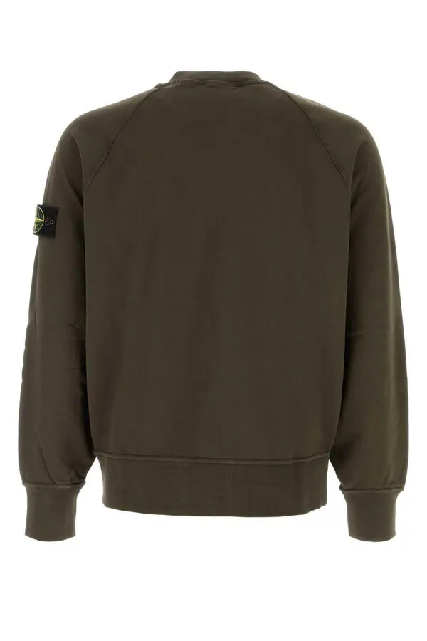 Stone Island Cotton Sweatshirt - Green