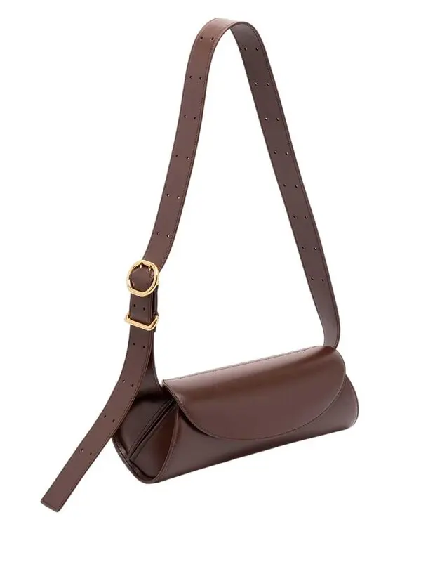 JIL SANDER Small Cannolo Iconic Line Shoulder Bag