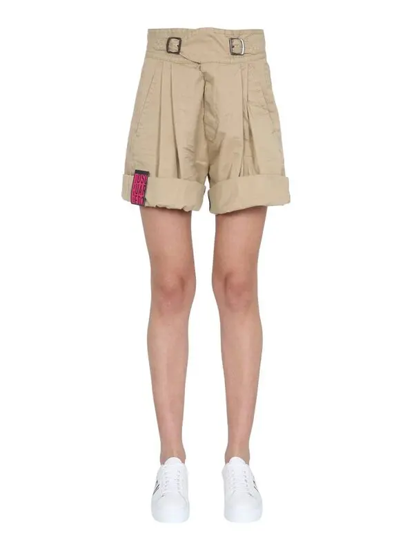 Dsquared2 Cargo Shorts - Cream