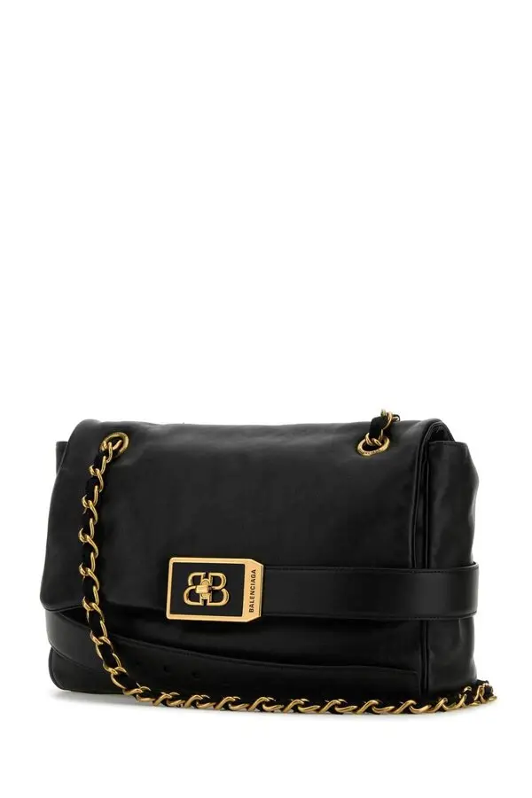 Balenciaga Leather Medium Modu Shoulder Bag