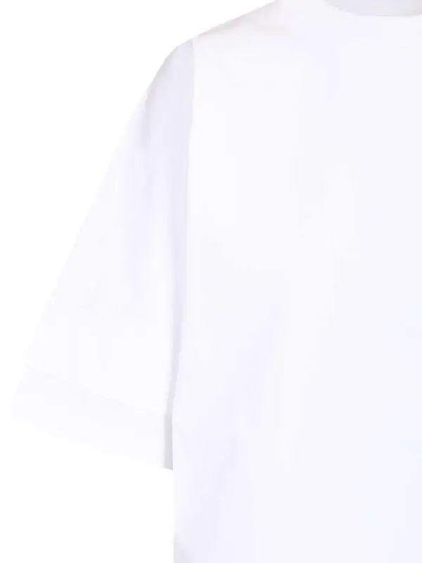 Alaïa Layered Cotton T-shirt - White