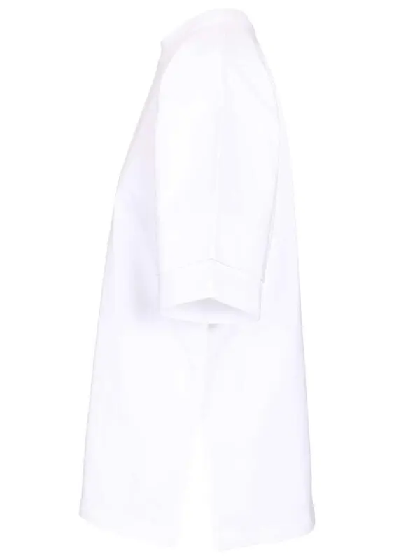 Alaïa Layered Cotton T-shirt - White