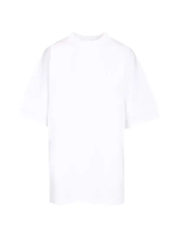 Alaïa Layered Cotton T-shirt - White