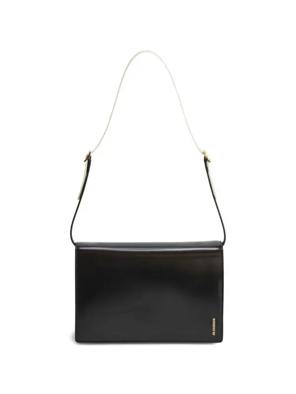 JIL SANDER Small File Leather Shoulder Bag