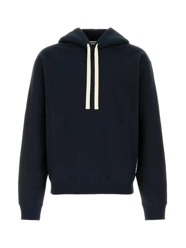 JIL SANDER Cotton Sweatshirt - Black
