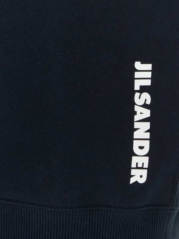 JIL SANDER Cotton Sweatshirt - Black
