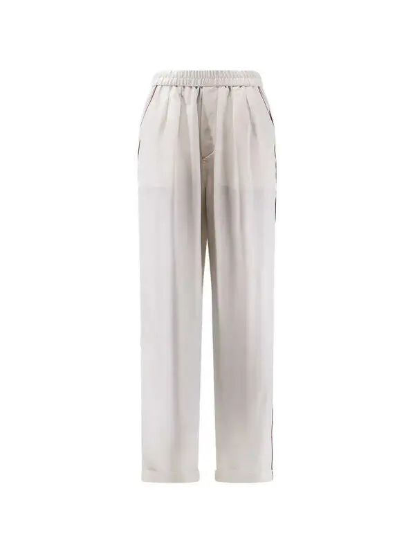 TOM FORD Silk Trousers - Multicolor