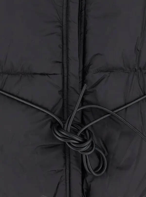 Rick Owens Down Jacket With Drawstring Waist - Multicolor
