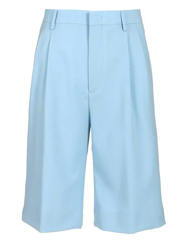 Tagliatore Wide-leg Bermuda Shorts