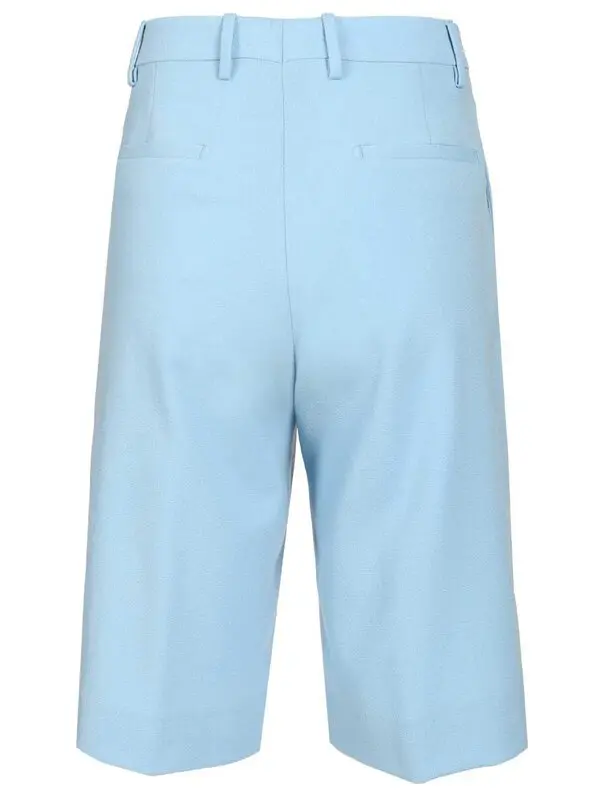 Tagliatore Wide-leg Bermuda Shorts